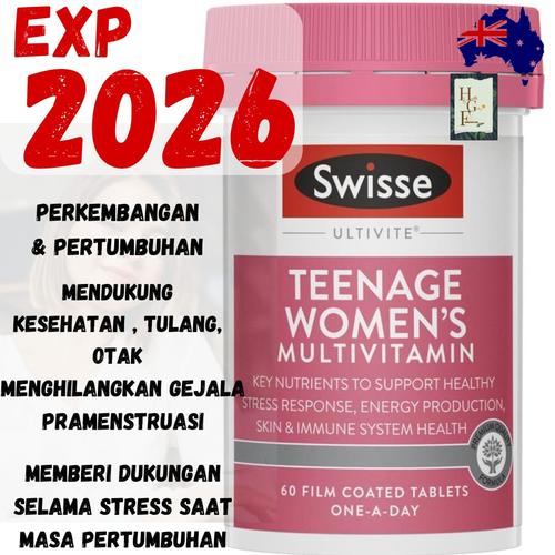 Jual Swisse Teenage Women's Ultivate Multivitamin - Kota Tangerang ...