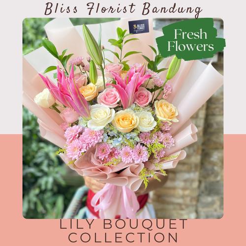 Jual Buket Lily| Bouquet Lily Premium | Bunga Lily / Buket lily Mix ...