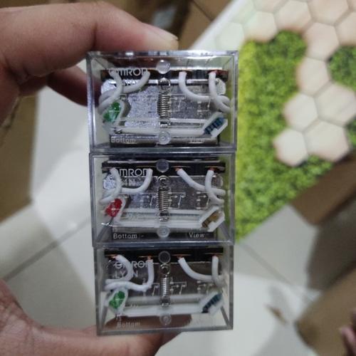Jual Relay Omron MK2P-I 8 Pin Kaki 220V 24DC 12VDC no MKS2P Socket ...