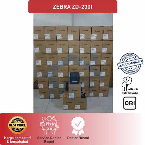 Promo Printer Zebra Barcode Thermal Label ZD-230T ZD-230 ZD230T ZD230 ...
