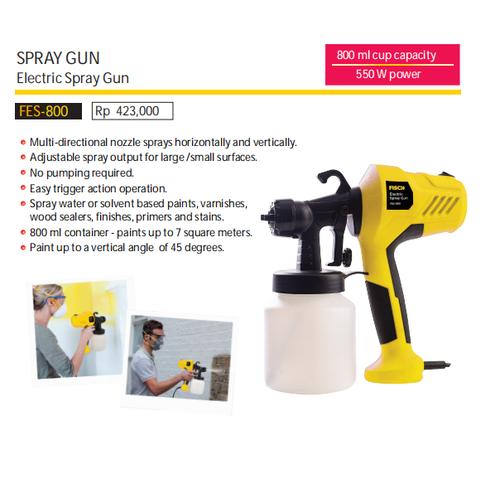 Jual FISCH - SPRAY GUN Electric Spray Gun FES-800 - Jakarta Pusat ...