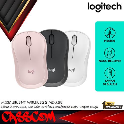 Jual Logitech M220 Mouse Wireless Silent Click Original - Jakarta ...