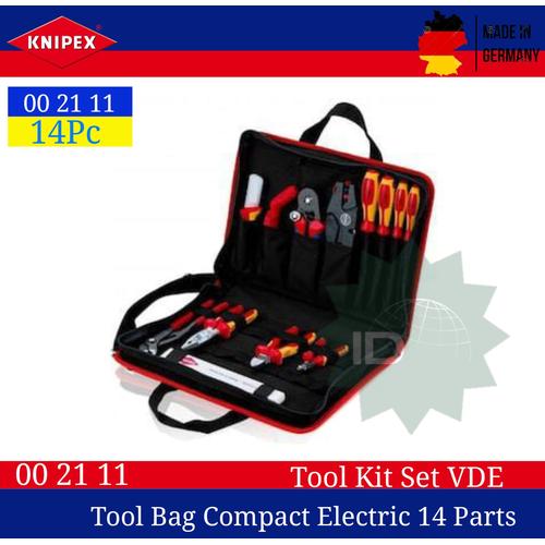 Jual Tool Kit Set Listrik 14 pcs Knipex 00 21 11 Tool Bag "Compact ...