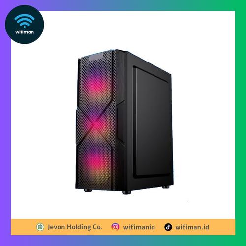 Jual Simbadda Battleground 23 ATX Tempered Glass 3 Fan PC Case - Casing ...