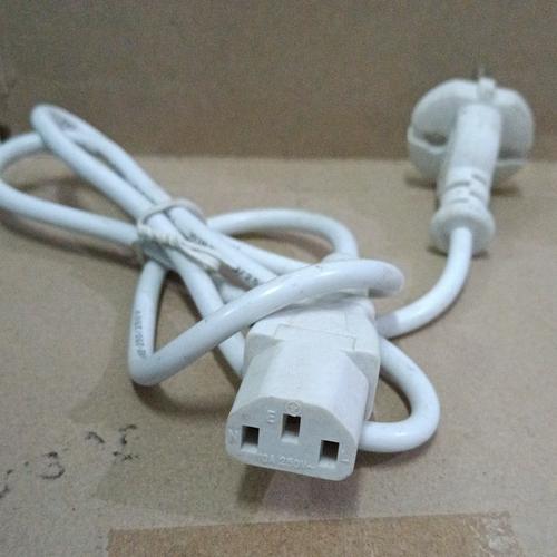 Jual 8435 kabel power listrik ac cpu putih plus colokan taiwan ...