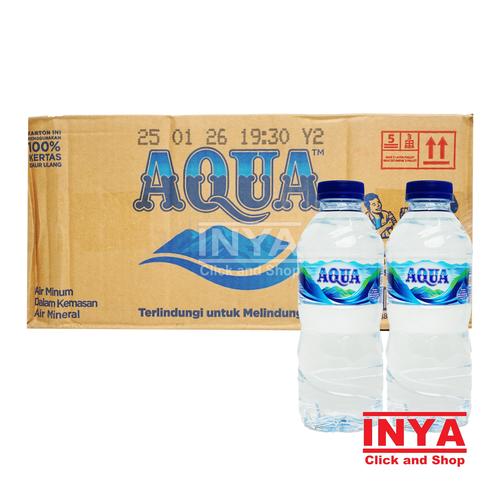 Promo Aqua Air Mineral dalam Kemasan 24x330ml BOX - Water - Jakarta ...