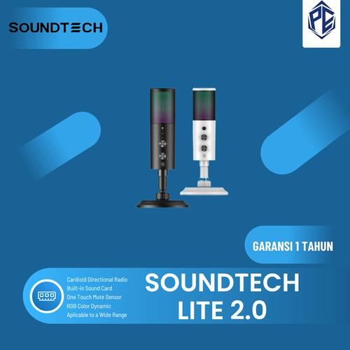 Promo Soundtech Lite 2.0 Cardioid Microphone Condenser USB Stand for PC ...
