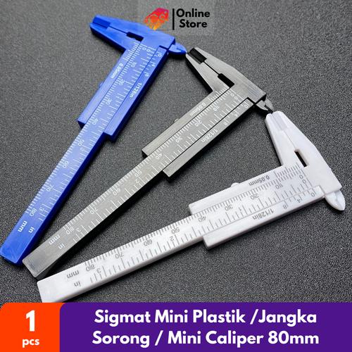Jual Sigmat Mini Plastik /Jangka Sorong / Mini Caliper 80mm - Putih - Kota Bekasi - Cahaya Senja ...