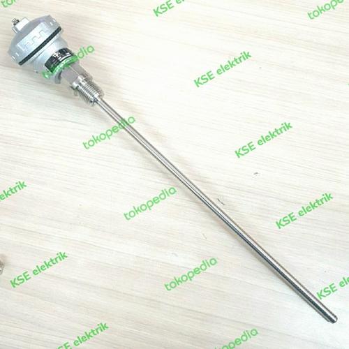 Jual thermocouple head PT100-M8×5×1200mm. sensor panas suhu 250°c ...