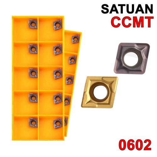 Promo CCMT 06 Insert Bubut CCMT06 Insert Pahat Bubut Rata Luar Dalam Netral - R02, BLACK - Kab ...