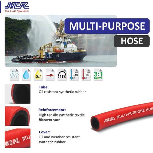 Jual HOSE NCR MULTI-PURPOSE 1 INCH 25.4 x 36.0 MM WP 300 PSI 1 ROLL 50 ...
