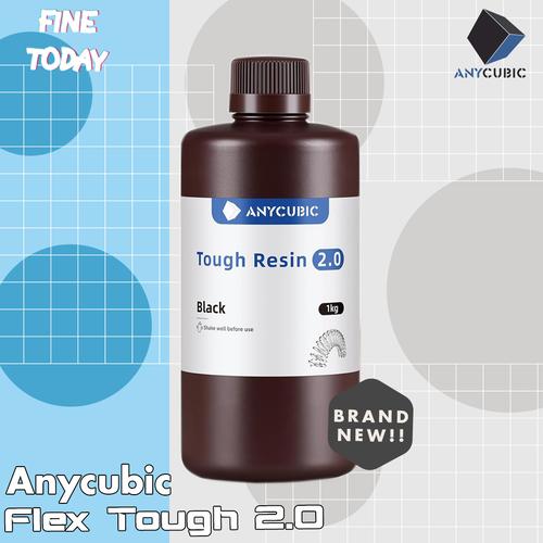 Promo Anycubic Flexible Tough Resin 2.0 3D Printer 1 Liter Tough High ...