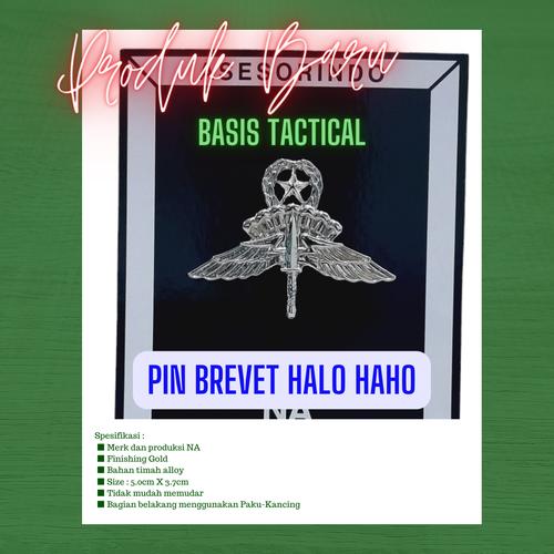 Jual NA WING HALO HAHO | BREVET HALO HAHO - Jakarta Timur - Basis Tactical | Tokopedia