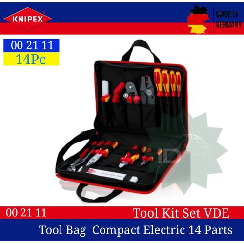 Jual Tool Kit Set Listrik 14 pcs Knipex 00 21 11 Tool Bag "Compact ...