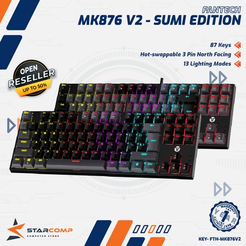 Jual Fantech ATOM87 MK876 V2 RGB Mechanical Gaming Keyboard - Fantech ...