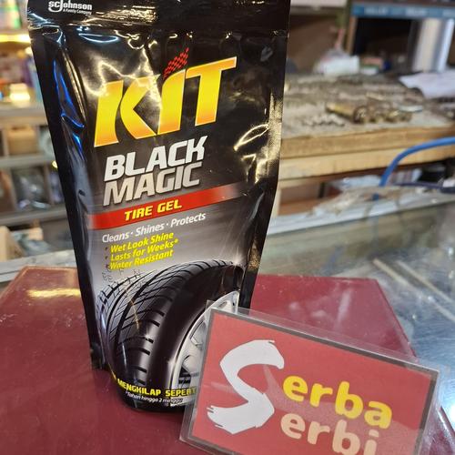 Jual (KIT POUCH 180ML BLACK MAGIC) Refill cairan pengkilat ban tire gel ...