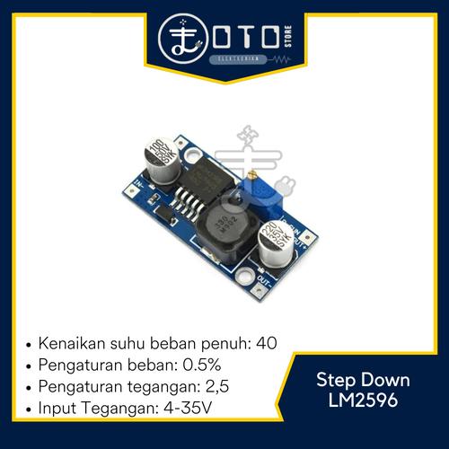 Jual Modul Step Down LM2596 DC-DC ADJUSTABLE PENURUN TEGANGAN LM-2596 - Kota Malang - Otomasi ...