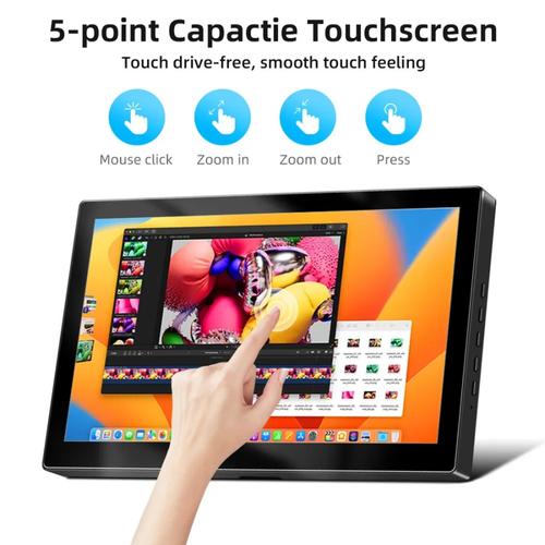Jual Portabel Monitor 7 inch Touch Multi For Mini Pc/Raspberry/Pc/Game ...