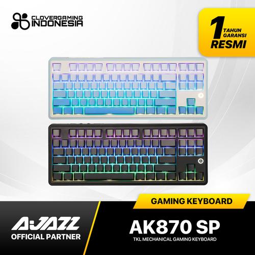 Jual Ajazz AK870 / AK-870 SP Side Printed TKL Wireless Keyboard ...
