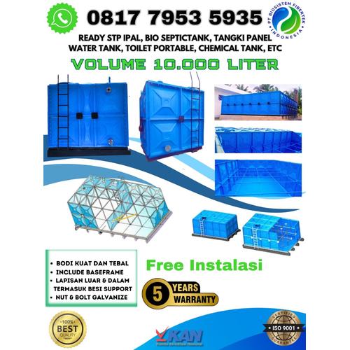 Jual FRP Modular Tank - Tangki Panel Biotech Sistem 10000 liiter / 10 ...