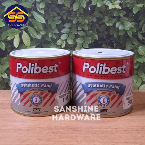 Jual CAT KAYU BESI POLIBEST 400gr HITAM / PUTIH Cat Sintetis - Putih ...