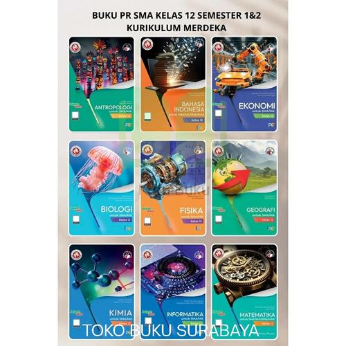 Jual Buku lks pr interaktif SMA kelas XII, 12 Mapel wajib Kurikulum Merdeka Tahun 2024 Intan ...