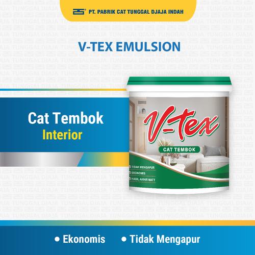 Jual CAT TEMBOK VTEX 4,5 KG WARNA STANDART - TIDAK MENGAPUR - V15 ...