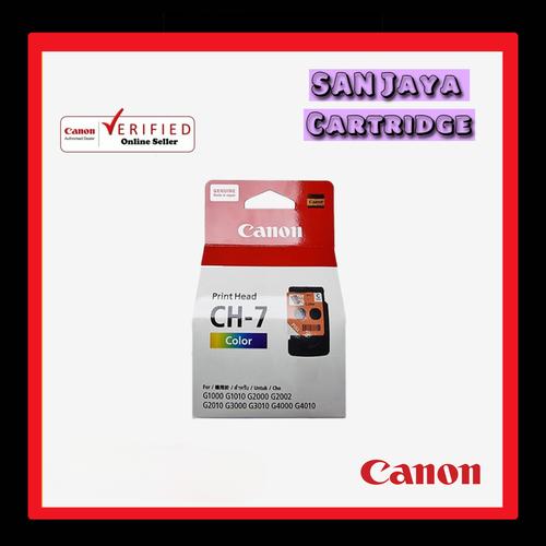 Jual CANON PRINTHEAD / PRINT HEAD CH-7 CH 7 COLOUR (G1010 G2010 G3010 ...