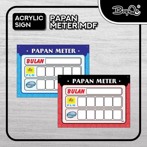 Jual Papan Meter PLN dan PDAM boyqo Kayu | Papan Informasi PLN dan PAM ...