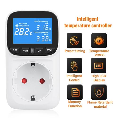 Jual Stop Kontak Digital Timer Temperature Controller Automatic ...
