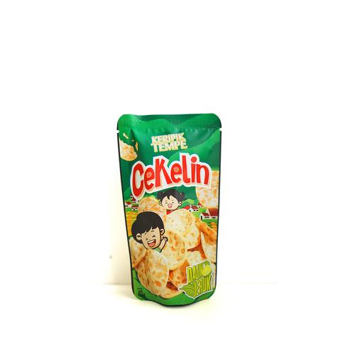 Jual SNACK CEKELIN KERIPIK TEMPE ANEKA RASA 50 GRAM SUPER RENYAH- DAUN ...