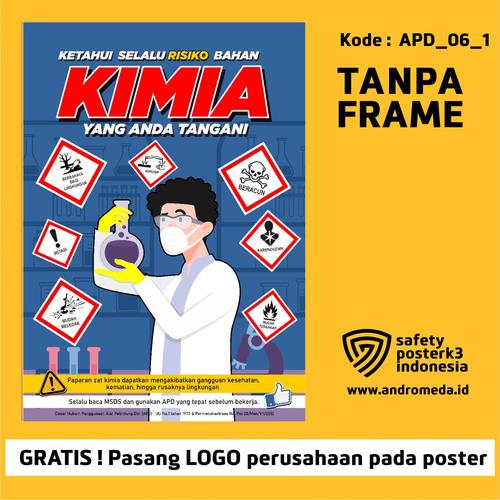 Jual Safety Poster K3 : APD Limbah Kimia Laboratorium - 60x42 cm - Kota ...
