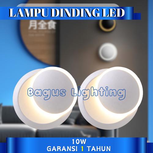 Jual Lampu Dinding Wall Lamp LED Lampu Hias Modern Minimalis Moon Light ...