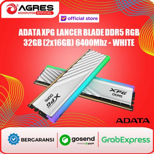 Promo ADATA XPG LANCER BLADE DDR5 RGB 32GB (2x16GB) 6400Mhz - WHITE ...
