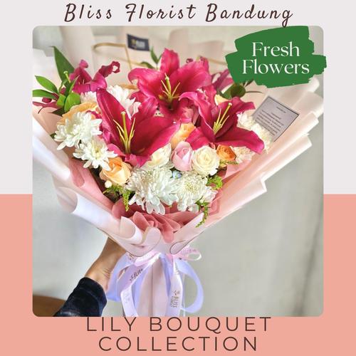 Jual Buket Lily| Bouquet Lily Premium | Bunga Lily / Buket lily Mix ...