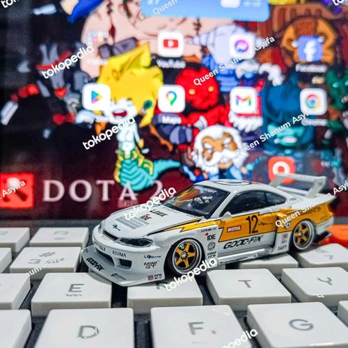 Jual Mini GT 596 LBWK Nissan Silvia S15 Garasi Drift Goodfix - Standar ...