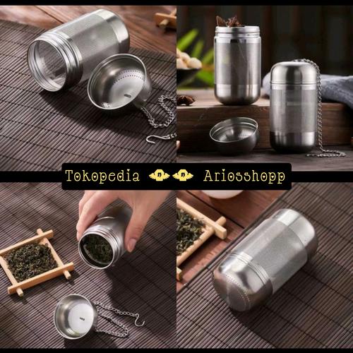 Jual SARINGAN TEH BUMBU REMPAH Stainless Steel model tabung ...