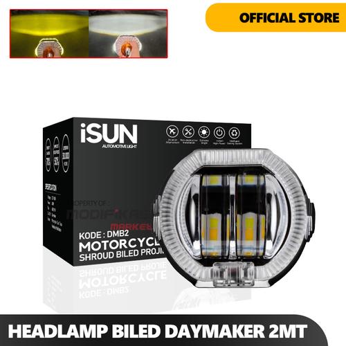 Jual Lampu Utama LED DAYMAKER BILED Projie Projector 2 Mata Lensa 8D 9 ...