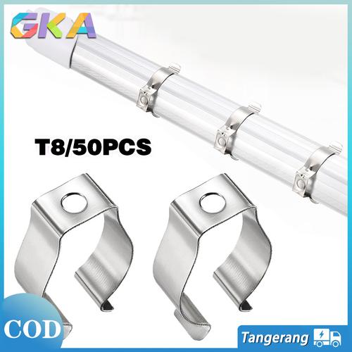 Jual Klip Pemasangan Tabung Lampu LED 50pcs/Clamp Lampu T8 - Kota ...