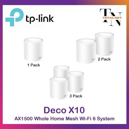 Jual TpLink Deco X10 1/2/3 Pack AX1500 Whole Home Mesh Wi-Fi 6 System ...