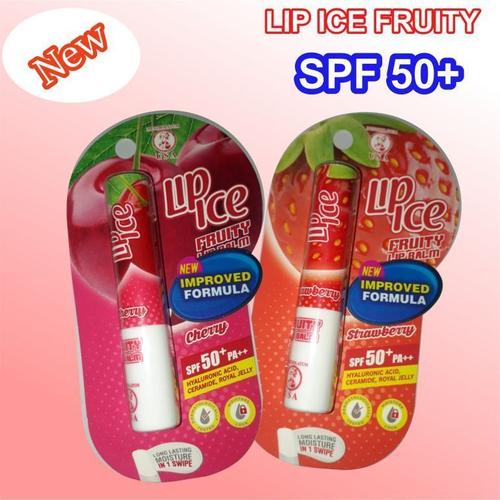 Jual Lip ice fruity lip balm strawberry SPF 50 - Kota Bekasi ...