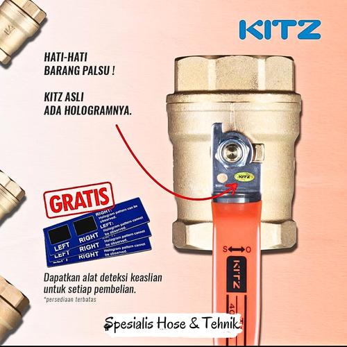 Jual BALL VALVE KITZ 1.1/4 INCHI ORIGINAL MADE IN JAPAN - Jakarta Barat ...