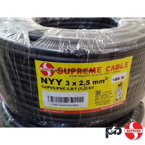 Jual Kabel NYY 3 x 2.5mm Merk Supreme / Kabel NYY 3 x 2.5 mm Supreme ...