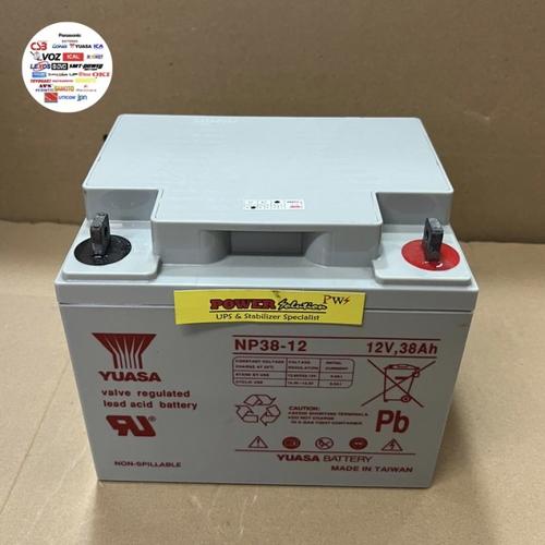 Jual Battery Yuasa NP38-12 ( 12V 38Ah ) / Aki kering yuasa 12V 38Ah ...