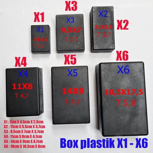 Jual BOX UNIVERSAL BOX PLASTIK MULTI X1 X2 X3 X4 X5 X6 kotak tebal pvc ...