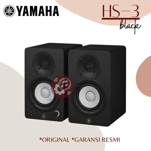 Jual Yamaha HS3 Powered Studio Monitor Speaker Aktif 3.5 Inch Original HS-3 - Hitam - Jakarta ...