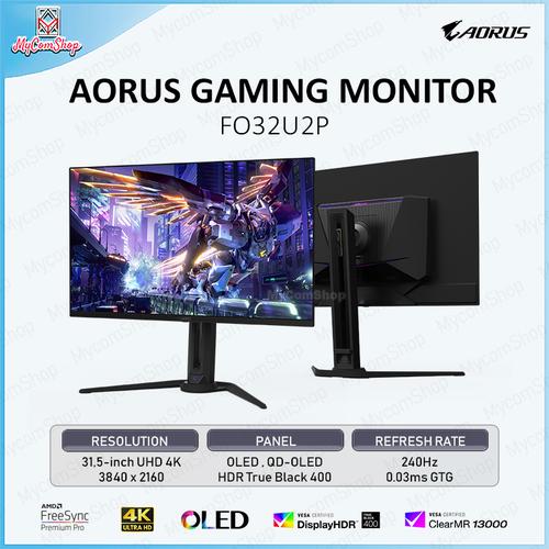 Jual GIGABYTE AORUS FO32U2P GAMING MONITOR OLED UHD 4K 240HZ 0.03MS ...