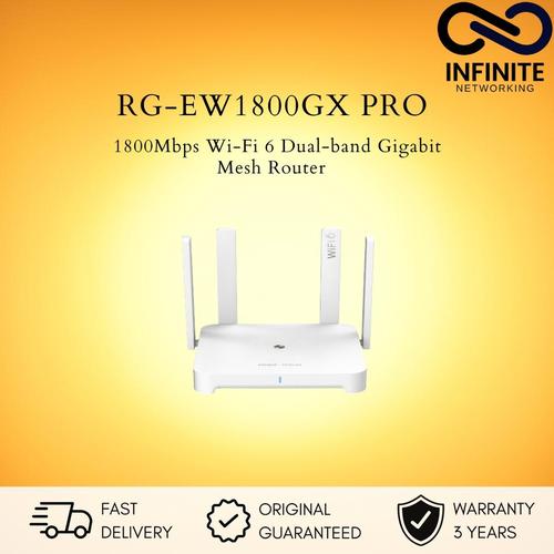 Jual Ruijie Reyee Rg-Ew1800Gx Pro 1800M Wi-Fi 6 Dual-Band Gigabit Mesh ...