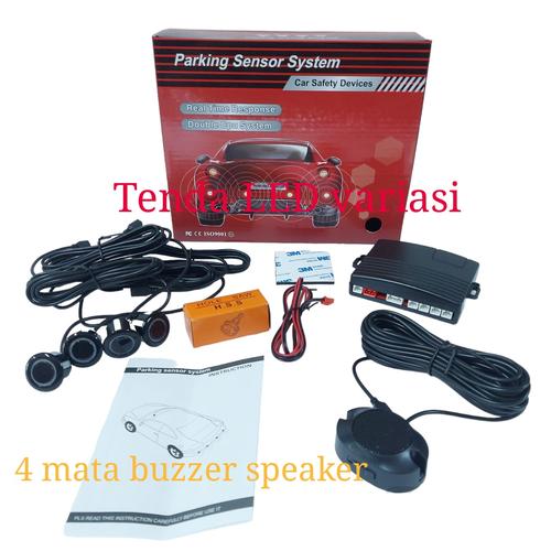 Jual Sensor Parkir Mundur Spider 2 mata dan 4 mata buzzer speaker ...