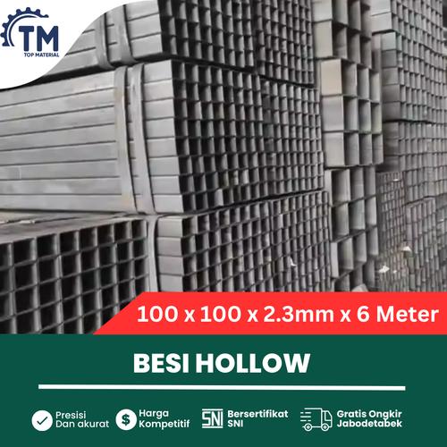 Jual Harga Besi Hollow Hitam 10x10 Cm ( 100 x 100 ) Panjang 6 Meter ...